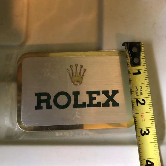 Rolex | Other | Giant Rolex Employee Badge Label | Poshmark